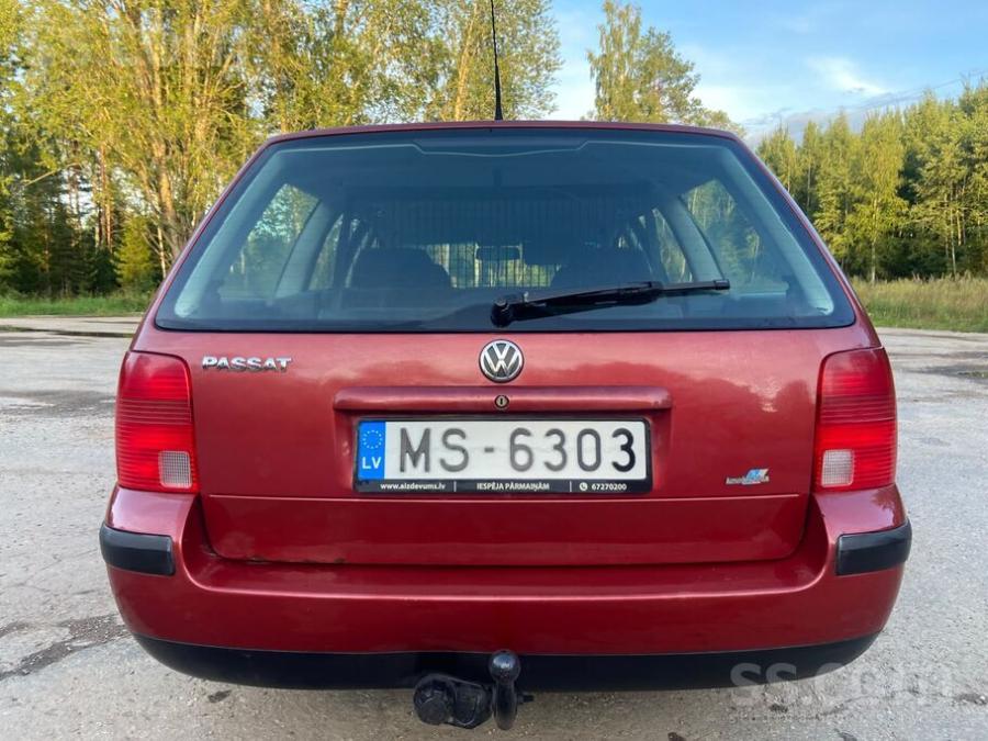 Red Volkswagen Passat B5 1997 in Gulbene, with an engine capacity of 1.60 L and mileage of 286 thousand km for 1450 €, photo 5 on AUTOMOTO.COM.LV