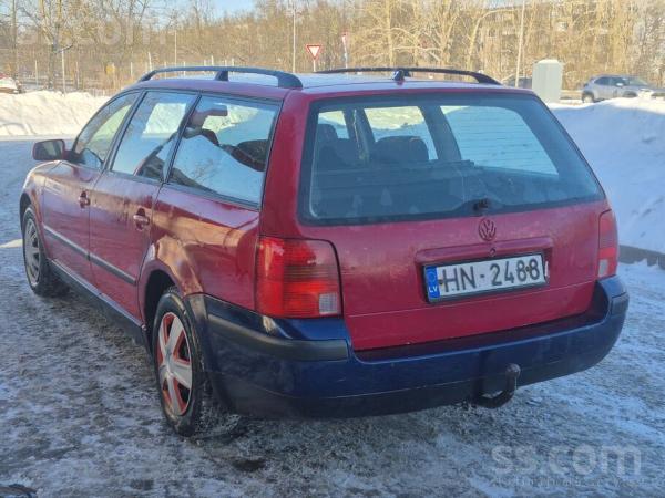 Red Volkswagen Passat B5 1999 in Riga, with an engine capacity of 1.90 L and mileage of 0 thousand km for 690 €, photo 4 on AUTOMOTO.COM.LV