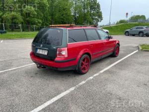Red Volkswagen Passat B5 2001 in Jekabpils, with an engine capacity of 1.90 L and mileage of 587 thousand km for 900 €, photo 3 on AUTOMOTO.COM.LV