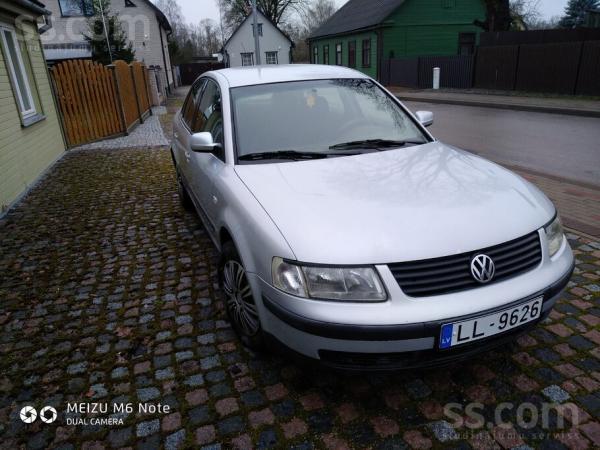 Volkswagen Passat B5 1997 Jēkabpils, ar dzinēja tilpumu 1.80 L un nobraukumu 257 tūkst. km par 1050 €, foto 1 vietnē AUTOMOTO.COM.LV