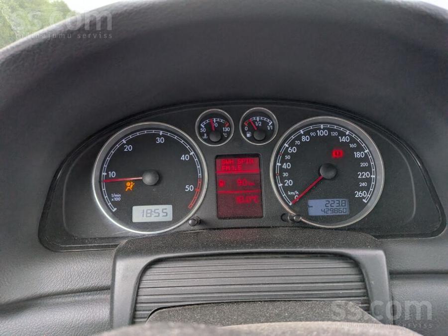 Volkswagen Passat B5 2004 Liepāja, ar dzinēja tilpumu 1.90 L un nobraukumu 430 tūkst. km par 1100 €, foto 9 vietnē AUTOMOTO.COM.LV