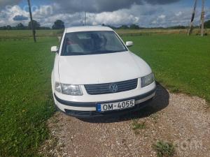 White Volkswagen Passat B5 1997 in Talsi, with an engine capacity of 1.80 L and mileage of 397 thousand km for 800 €, photo  on AUTOMOTO.COM.LV