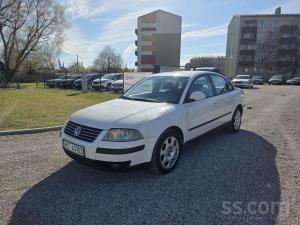 White Volkswagen Passat B5 2004 in Ventspils, with an engine capacity of 1.90 L and mileage of 352 thousand km for 1350 €, photo  on AUTOMOTO.COM.LV