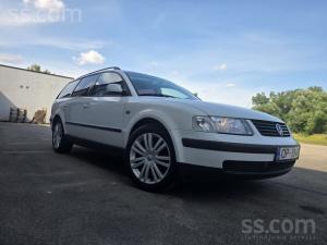 White Volkswagen Passat B5 2000 in Bauska, with an engine capacity of 1.90 L and mileage of 331 thousand km for 1500 €, photo 4 on AUTOMOTO.COM.LV