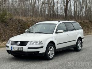 White Volkswagen Passat B5 2002 in Valmiera, with an engine capacity of 1.90 L and mileage of 317 thousand km for 799 €, photo  on AUTOMOTO.COM.LV