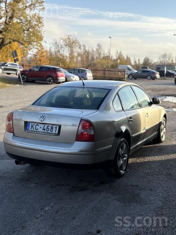 Yellow Volkswagen Passat B5 2003 in Kuldiga, with an engine capacity of 2.00 L and mileage of 197 thousand km for 750 €, photo 5 on AUTOMOTO.COM.LV