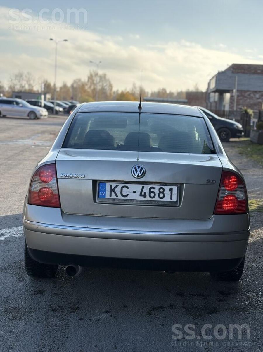 Yellow Volkswagen Passat B5 2003 in Kuldiga, with an engine capacity of 2.00 L and mileage of 197 thousand km for 750 €, photo 9 on AUTOMOTO.COM.LV