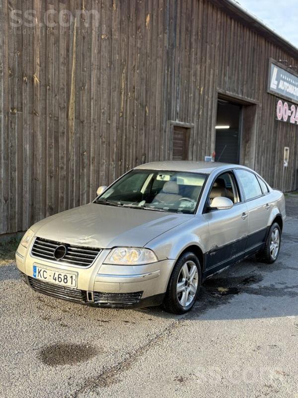 Yellow Volkswagen Passat B5 2003 in Kuldiga, with an engine capacity of 2.00 L and mileage of 197 thousand km for 750 €, photo 10 on AUTOMOTO.COM.LV