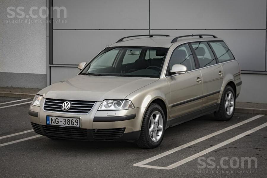 Yellow Volkswagen Passat B5 2004 in Riga, with an engine capacity of 1.90 L and mileage of 0 thousand km for 1490 €, photo 1 on AUTOMOTO.COM.LV