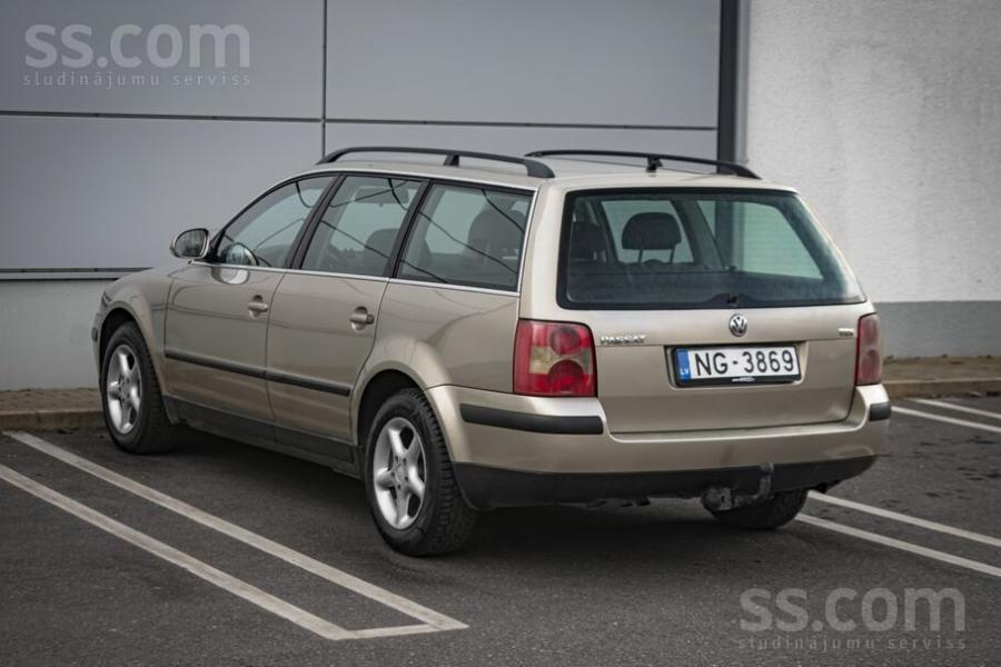 Yellow Volkswagen Passat B5 2004 in Riga, with an engine capacity of 1.90 L and mileage of 0 thousand km for 1490 €, photo 5 on AUTOMOTO.COM.LV