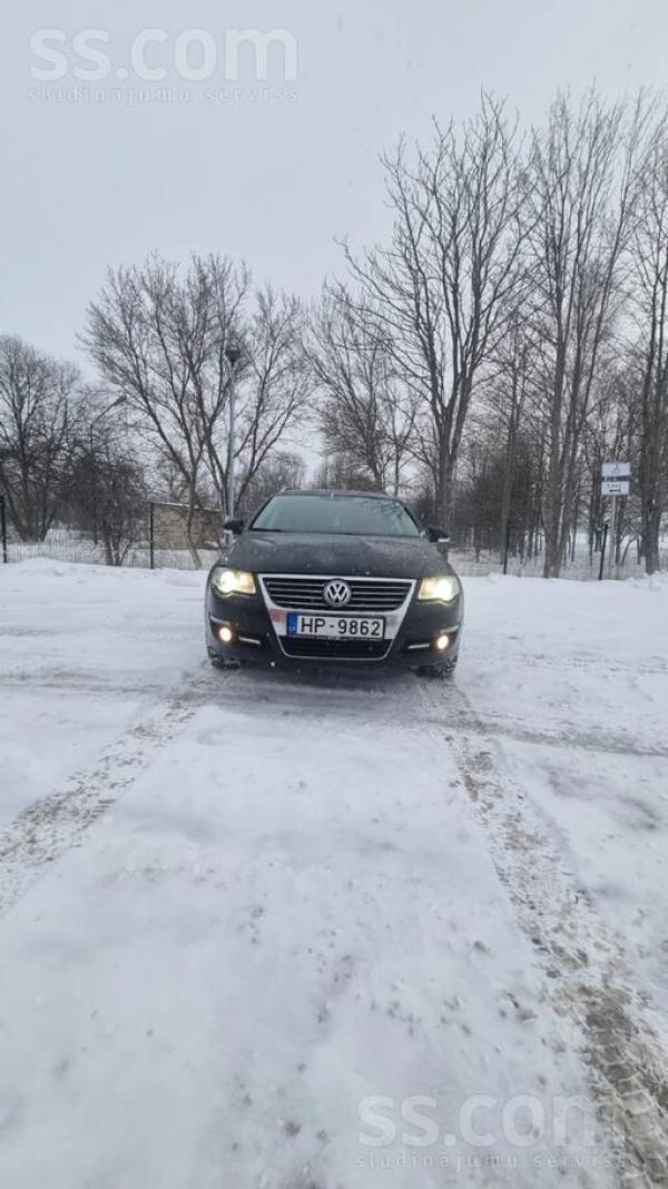 Black Volkswagen Passat B6 2007 in Talsi, with an engine capacity of 2.00 L and mileage of 320 thousand km for 2100 €, photo 2 on AUTOMOTO.COM.LV
