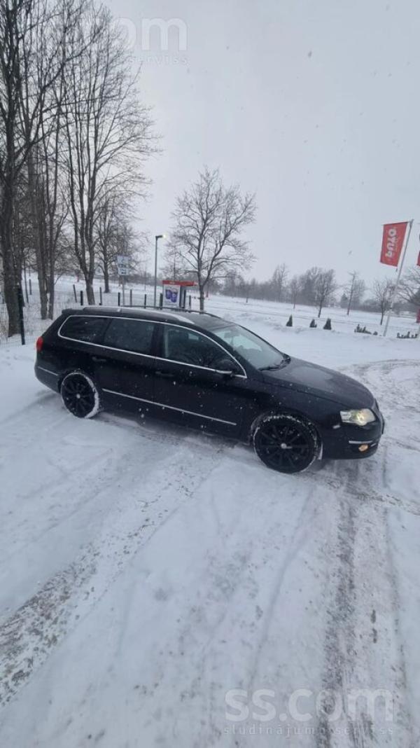Black Volkswagen Passat B6 2007 in Talsi, with an engine capacity of 2.00 L and mileage of 320 thousand km for 2100 €, photo 9 on AUTOMOTO.COM.LV