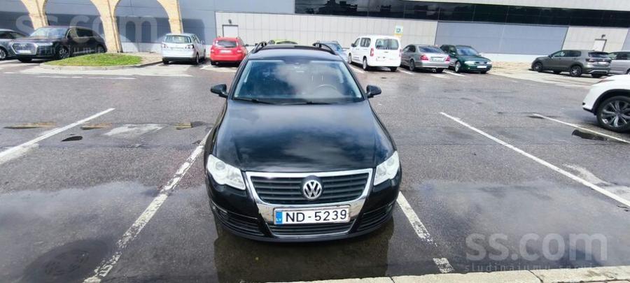 Melns Volkswagen Passat B6 2008 Rīga, ar dzinēja tilpumu 2.00 L un nobraukumu 312 tūkst. km par 1890 €, foto 1 vietnē AUTOMOTO.COM.LV