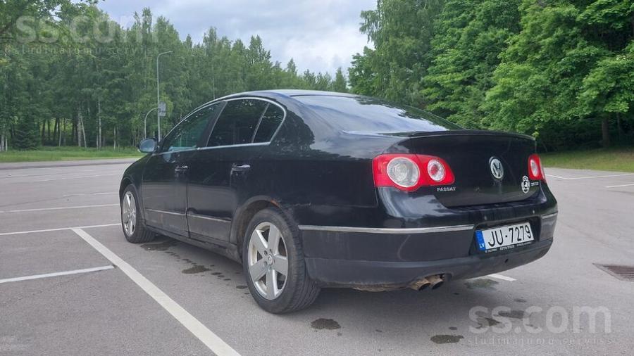 Черный Фольксваген Пассат Б6 2005 в Алуксне, объемом двигателя 2.00 л и пробегом 0 тыс. км за 1250 €, фото 7 на AUTOMOTO.COM.LV