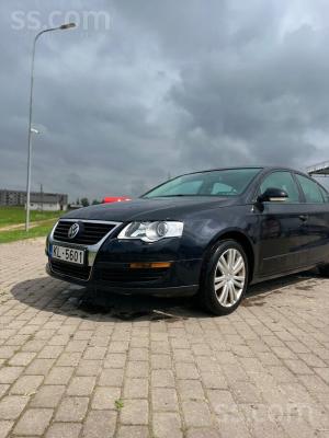Black Volkswagen Passat B6 2006 in Balvi, with an engine capacity of 2.00 L and mileage of 293 thousand km for 1350 €, photo 2 on AUTOMOTO.COM.LV