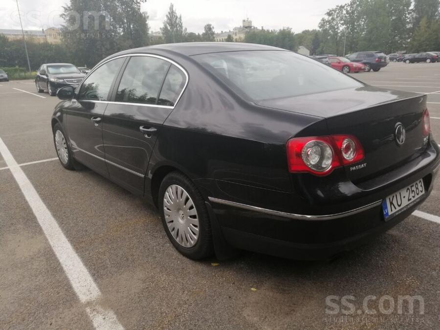 Melns Volkswagen Passat B6 2006 Rīga, ar dzinēja tilpumu 2.00 L un nobraukumu 200 tūkst. km par 1300 €, foto 3 vietnē AUTOMOTO.COM.LV