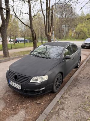 Черный Фольксваген Пассат Б6 2006 в Рига, объемом двигателя 2.00 л и пробегом 320 тыс. км за 800 €, фото  на AUTOMOTO.COM.LV