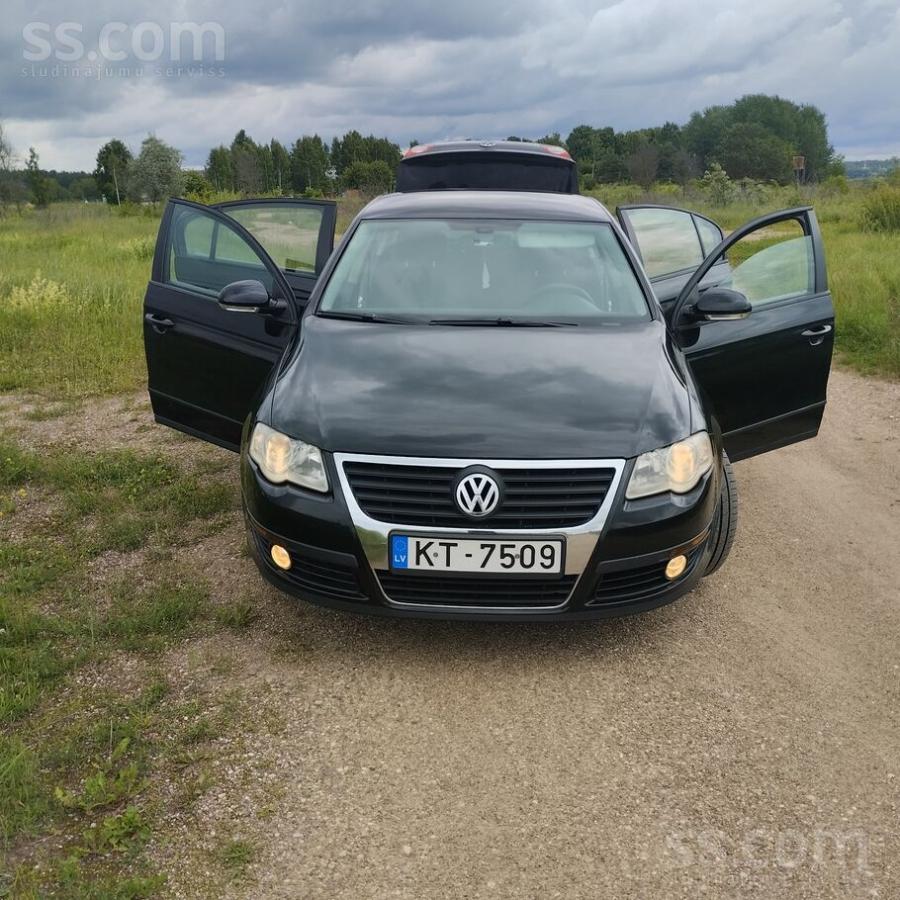 Melns Volkswagen Passat B6 2006 Daugavpils, ar dzinēja tilpumu 1.90 L un nobraukumu 302 tūkst. km par 2700 €, foto 1 vietnē AUTOMOTO.COM.LV
