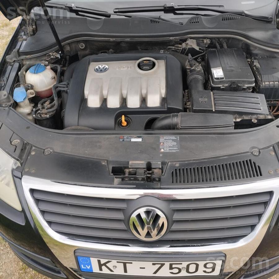 Melns Volkswagen Passat B6 2006 Daugavpils, ar dzinēja tilpumu 1.90 L un nobraukumu 302 tūkst. km par 2700 €, foto 7 vietnē AUTOMOTO.COM.LV