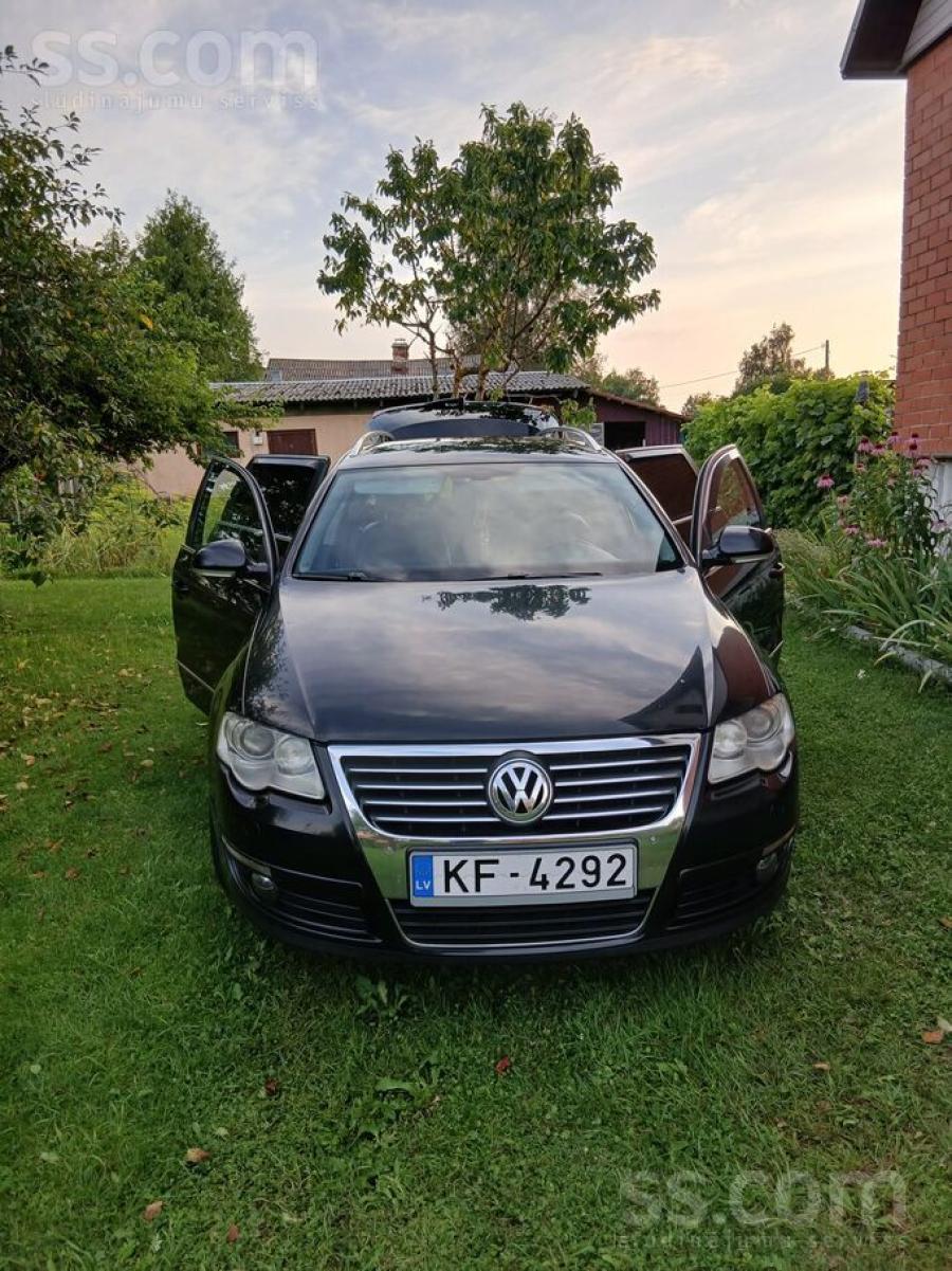 Melns Volkswagen Passat B6 2006 Rīga, ar dzinēja tilpumu 2.00 L un nobraukumu 351 tūkst. km par 1500 €, foto 1 vietnē AUTOMOTO.COM.LV