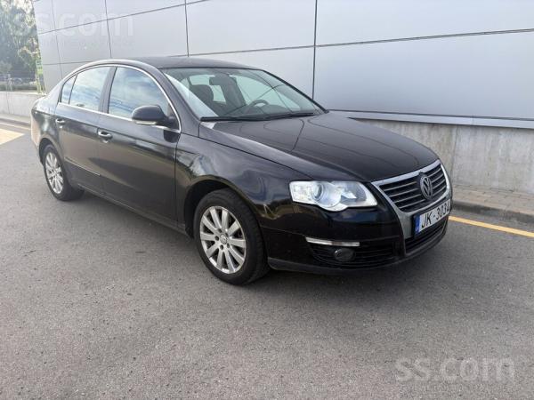 Melns Volkswagen Passat B6 2006 Rīga, ar dzinēja tilpumu 2.00 L un nobraukumu 330 tūkst. km par 890 €, foto 1 vietnē AUTOMOTO.COM.LV