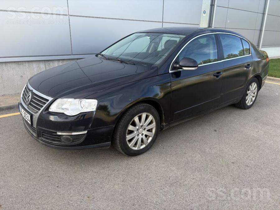 Black Volkswagen Passat B6 2006 in Riga, with an engine capacity of 2.00 L and mileage of 330 thousand km for 890 €, photo 4 on AUTOMOTO.COM.LV