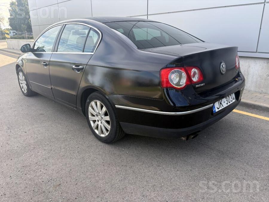 Black Volkswagen Passat B6 2006 in Riga, with an engine capacity of 2.00 L and mileage of 330 thousand km for 890 €, photo 6 on AUTOMOTO.COM.LV