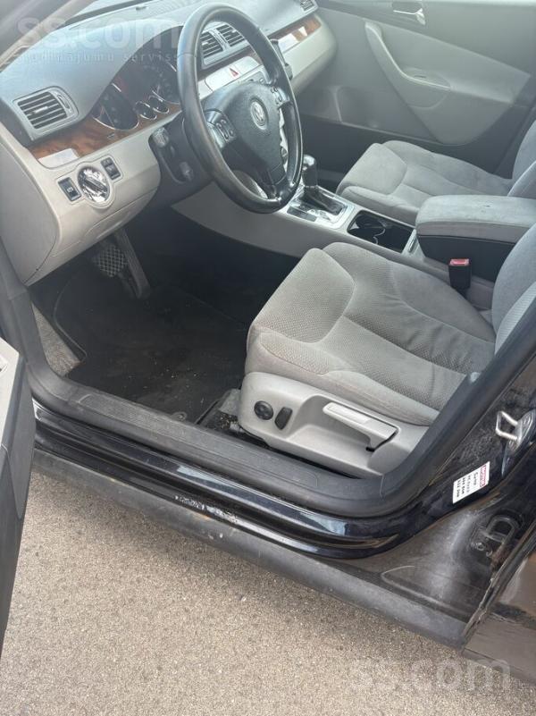 Melns Volkswagen Passat B6 2006 Rīga, ar dzinēja tilpumu 2.00 L un nobraukumu 330 tūkst. km par 890 €, foto 7 vietnē AUTOMOTO.COM.LV