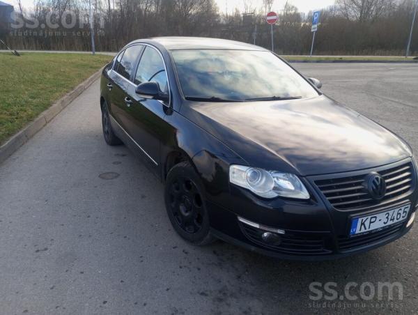 Melns Volkswagen Passat B6 2007 Jelgava, ar dzinēja tilpumu 2.00 L un nobraukumu 386 tūkst. km par 3200 €, foto 4 vietnē AUTOMOTO.COM.LV