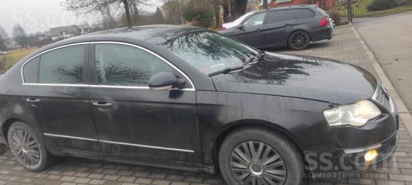 Melns Volkswagen Passat B6 2007 Jēkabpils, ar dzinēja tilpumu 1.90 L un nobraukumu 330 tūkst. km par 900 €, foto 3 vietnē AUTOMOTO.COM.LV