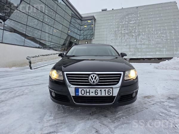 Black Volkswagen Passat B6 2007 in Riga, with an engine capacity of 2.00 L and mileage of 267 thousand km for 1700 €, photo 6 on AUTOMOTO.COM.LV