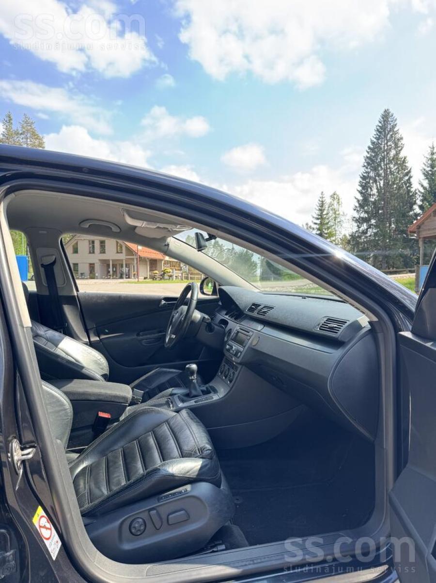 Melns Volkswagen Passat B6 2007 Rīga, ar dzinēja tilpumu 1.90 L un nobraukumu 389 tūkst. km par 1500 €, foto 12 vietnē AUTOMOTO.COM.LV