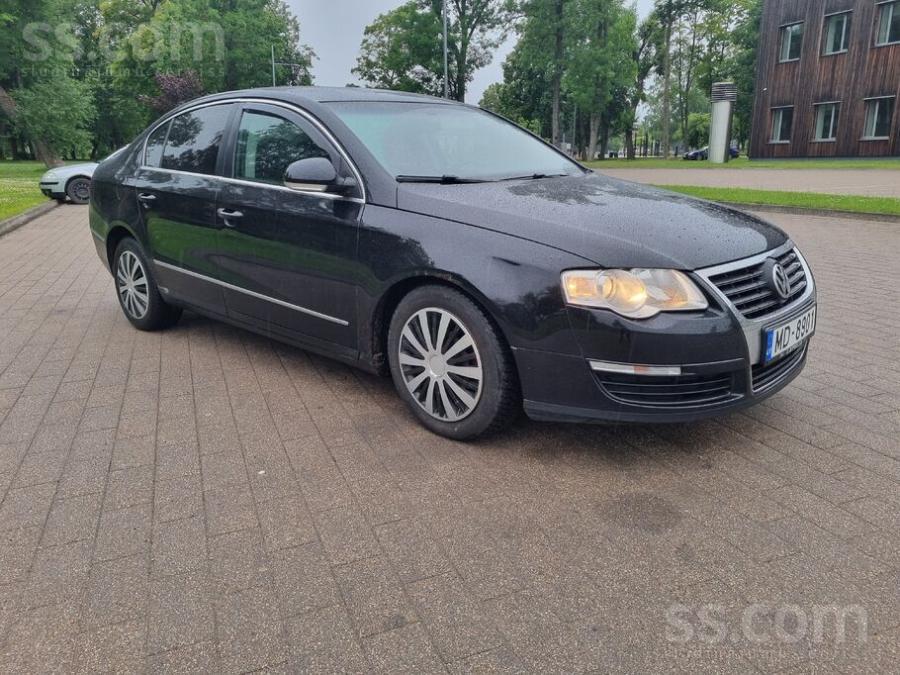 Melns Volkswagen Passat B6 2007 Dobele, ar dzinēja tilpumu 2.00 L un nobraukumu 409 tūkst. km par 1100 €, foto 5 vietnē AUTOMOTO.COM.LV