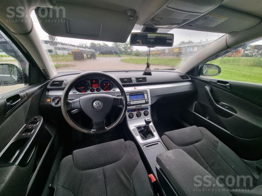 Melns Volkswagen Passat B6 2007 Dobele, ar dzinēja tilpumu 2.00 L un nobraukumu 409 tūkst. km par 1100 €, foto 7 vietnē AUTOMOTO.COM.LV