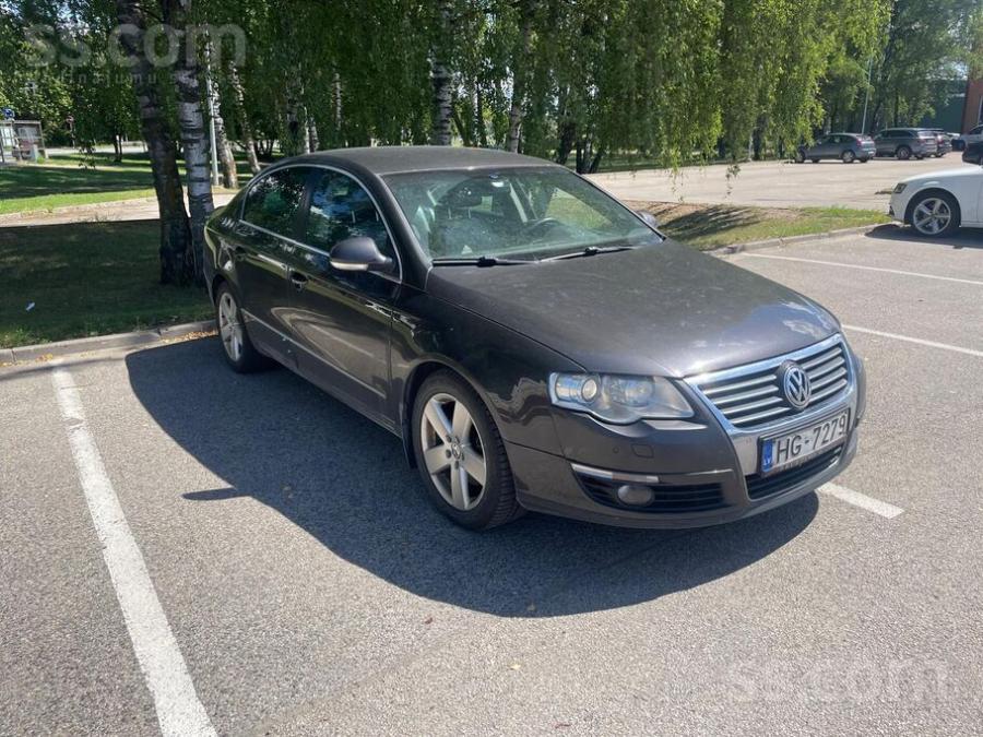 Черный Фольксваген Пассат Б6 2008 в Рига, объемом двигателя 1.90 л и пробегом 352 тыс. км за 990 €, фото 3 на AUTOMOTO.COM.LV