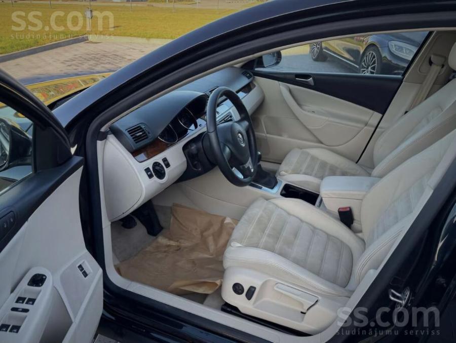 Black Volkswagen Passat B6 2009 in Telschi, with an engine capacity of 2.00 L and mileage of 251 thousand km for 4199 €, photo 13 on AUTOMOTO.COM.LV