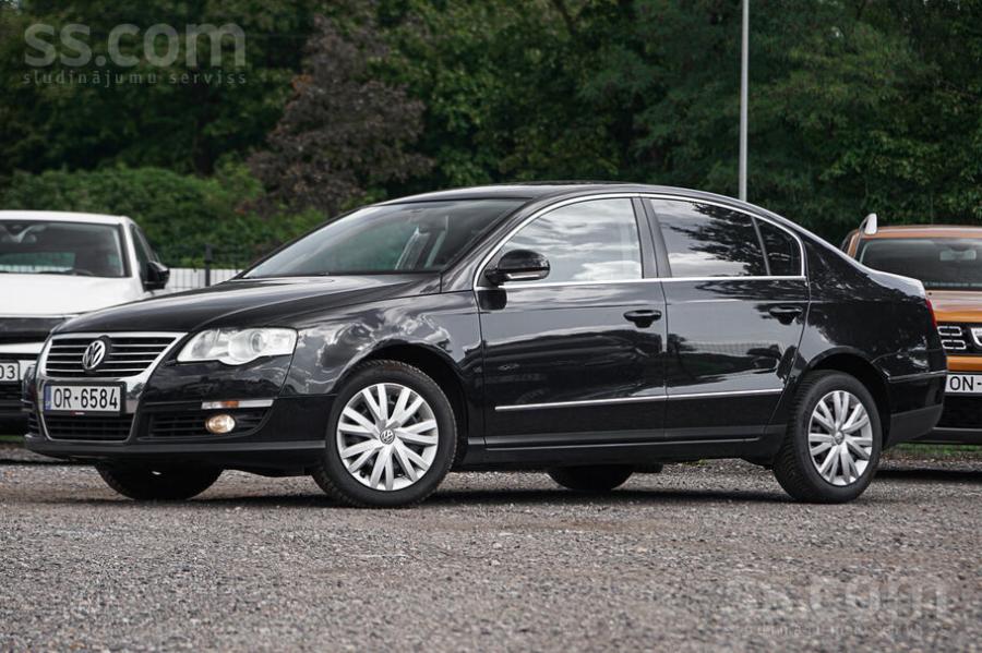 Black Volkswagen Passat B6 2009 in Riga, with an engine capacity of 1.80 L and mileage of 198 thousand km for 4590 €, photo 1 on AUTOMOTO.COM.LV