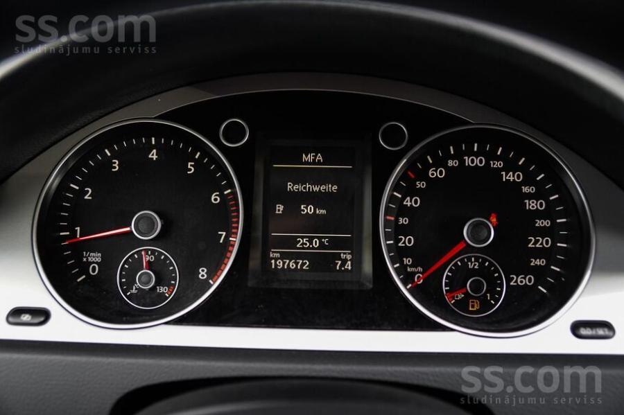 Black Volkswagen Passat B6 2009 in Riga, with an engine capacity of 1.80 L and mileage of 198 thousand km for 4590 €, photo 12 on AUTOMOTO.COM.LV