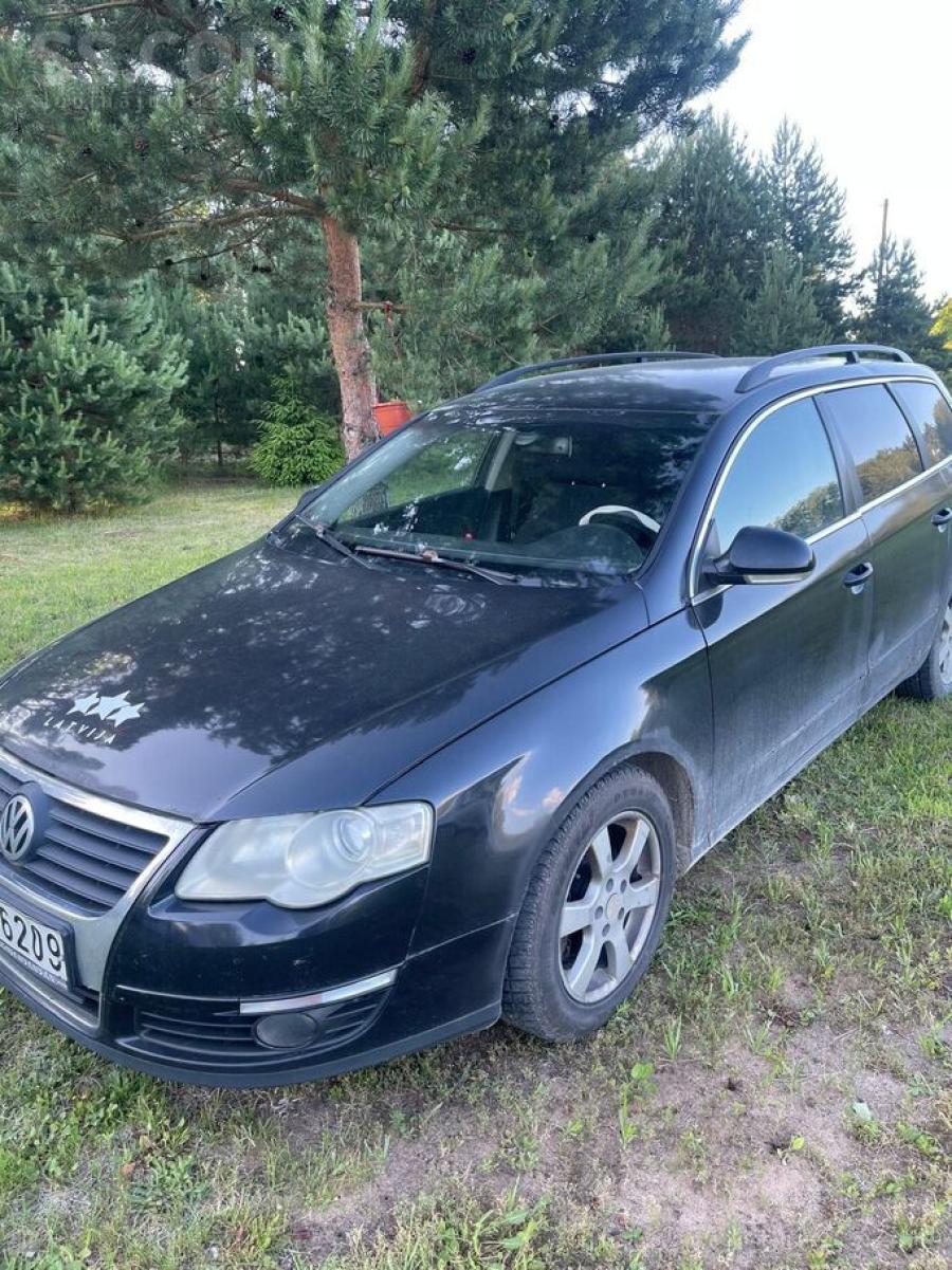 Melns Volkswagen Passat B6 2005 Tukums, ar dzinēja tilpumu 2.00 L un nobraukumu 534 tūkst. km par 550 €, foto 2 vietnē AUTOMOTO.COM.LV