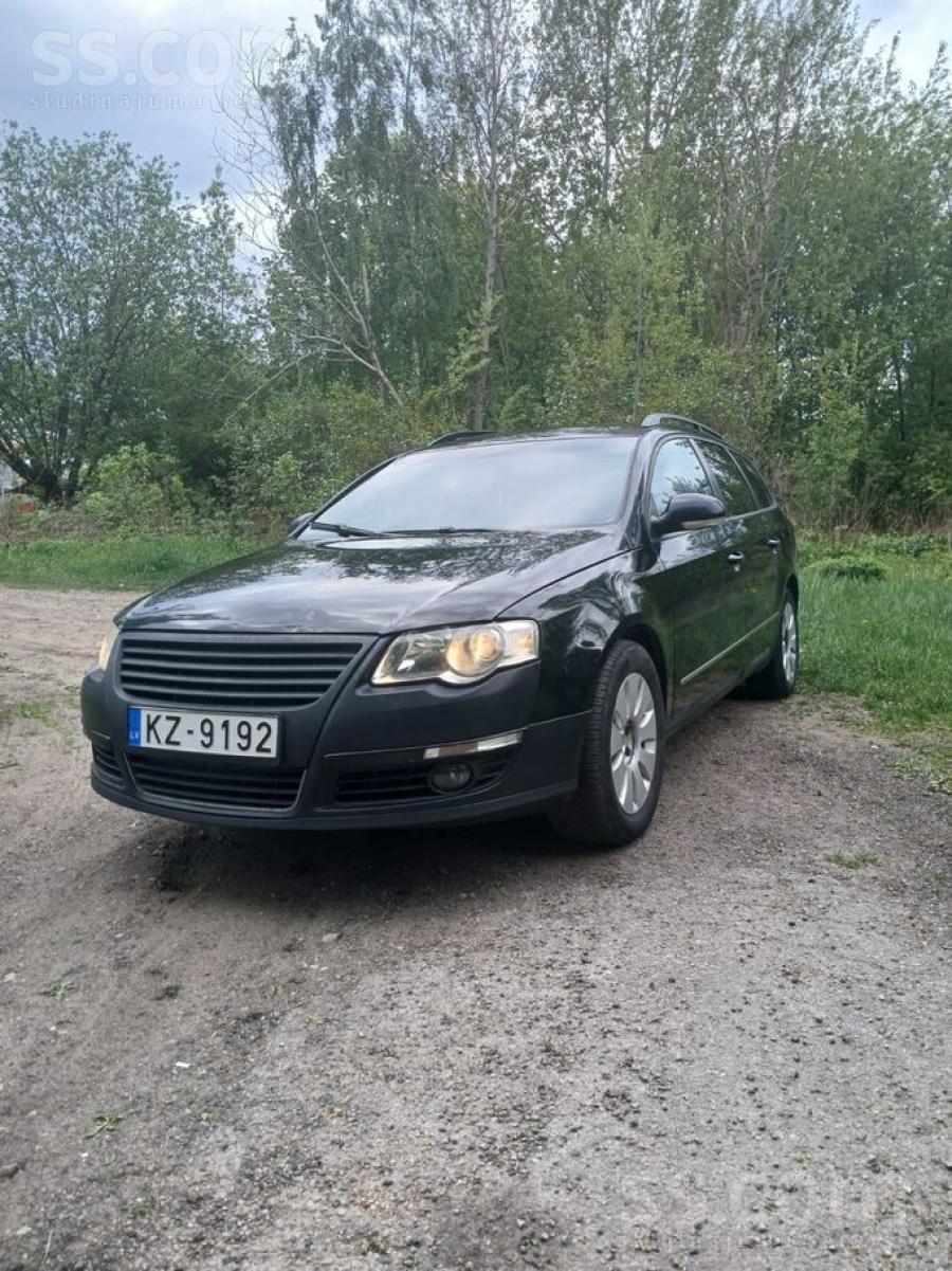Черный Фольксваген Пассат Б6 2005 в Рига, объемом двигателя 2.00 л и пробегом 477 тыс. км за 1260 €, фото 3 на AUTOMOTO.COM.LV