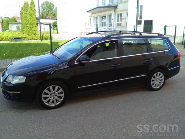 Black Volkswagen Passat B6 2005 in Rezekne, with an engine capacity of 2.00 L and mileage of 262 thousand km for 2550 €, photo 3 on AUTOMOTO.COM.LV