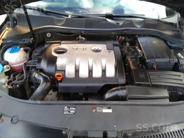 Black Volkswagen Passat B6 2005 in Rezekne, with an engine capacity of 2.00 L and mileage of 262 thousand km for 2550 €, photo 4 on AUTOMOTO.COM.LV