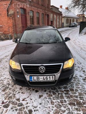 Melns Volkswagen Passat B6 2006 Cēsis, ar dzinēja tilpumu 2.00 L un nobraukumu 322 tūkst. km par 2250 €, foto 2 vietnē AUTOMOTO.COM.LV