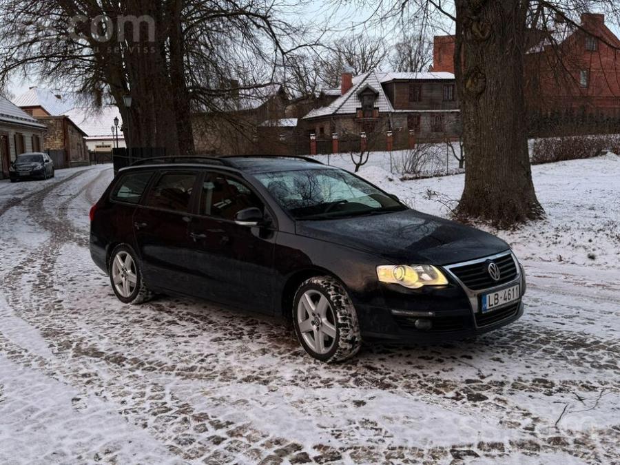 Melns Volkswagen Passat B6 2006 Cēsis, ar dzinēja tilpumu 2.00 L un nobraukumu 322 tūkst. km par 2250 €, foto 3 vietnē AUTOMOTO.COM.LV