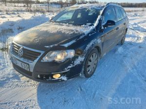 Black Volkswagen Passat B6 2006 in Dobele, with an engine capacity of 2.00 L and mileage of 323 thousand km for 695 €, photo  on AUTOMOTO.COM.LV