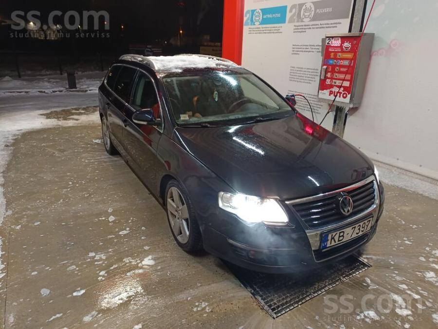 Melns Volkswagen Passat B6 2006 Rīga, ar dzinēja tilpumu 2.00 L un nobraukumu 325 tūkst. km par 500 €, foto 1 vietnē AUTOMOTO.COM.LV