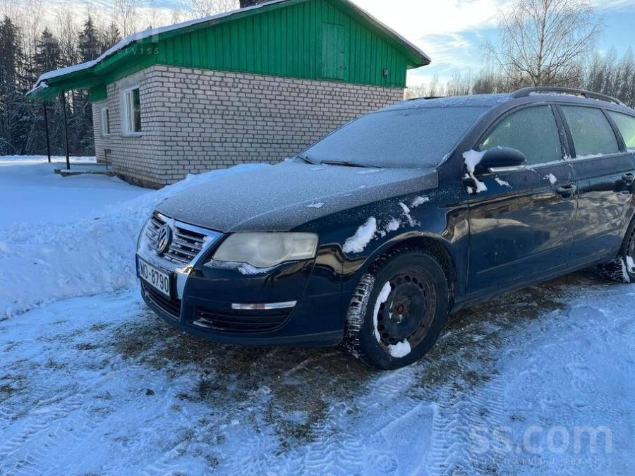 Melns Volkswagen Passat B6 2006 Alūksne, ar dzinēja tilpumu 1.90 L un nobraukumu 409 tūkst. km par 700 €, foto 1 vietnē AUTOMOTO.COM.LV