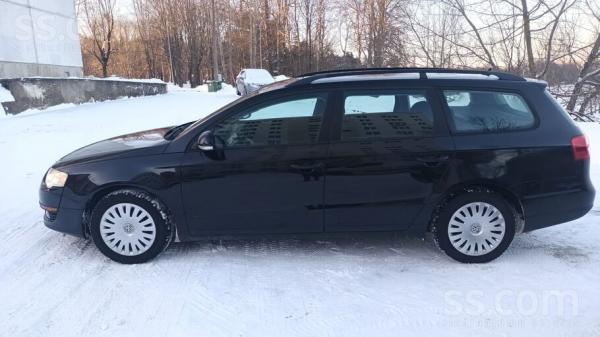 Black Volkswagen Passat B6 2006 in Daugavpils, with an engine capacity of 2.00 L and mileage of 265 thousand km for 3150 €, photo 2 on AUTOMOTO.COM.LV
