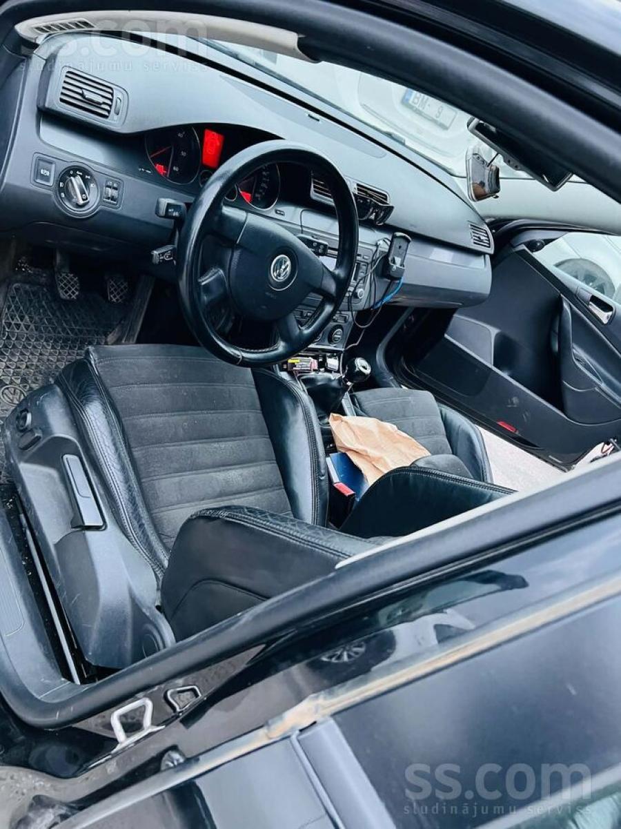 Melns Volkswagen Passat B6 2006 Rīga, ar dzinēja tilpumu 2.00 L un nobraukumu 304 tūkst. km par 2380 €, foto 5 vietnē AUTOMOTO.COM.LV