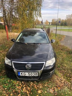 Black Volkswagen Passat B6 2006 in Jelgava, with an engine capacity of 2.00 L and mileage of 207 thousand km for 500 €, photo  on AUTOMOTO.COM.LV